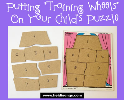 How to Teach Kids to Put Together a Puzzle!