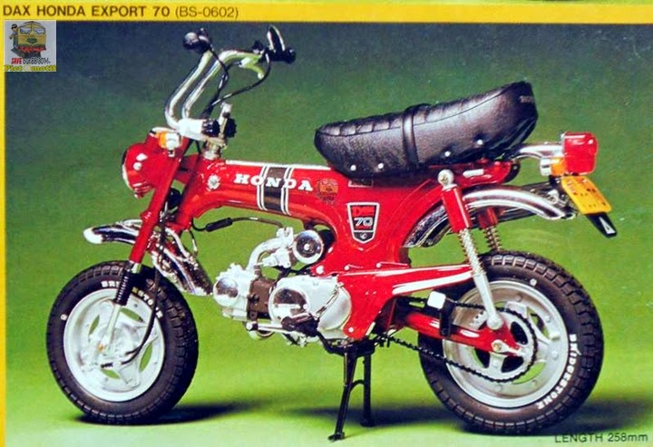 HONDA MONKEY Z50J-I HONDA GORILLA Z50J III & DAX HONDA EXPORT 70 ...