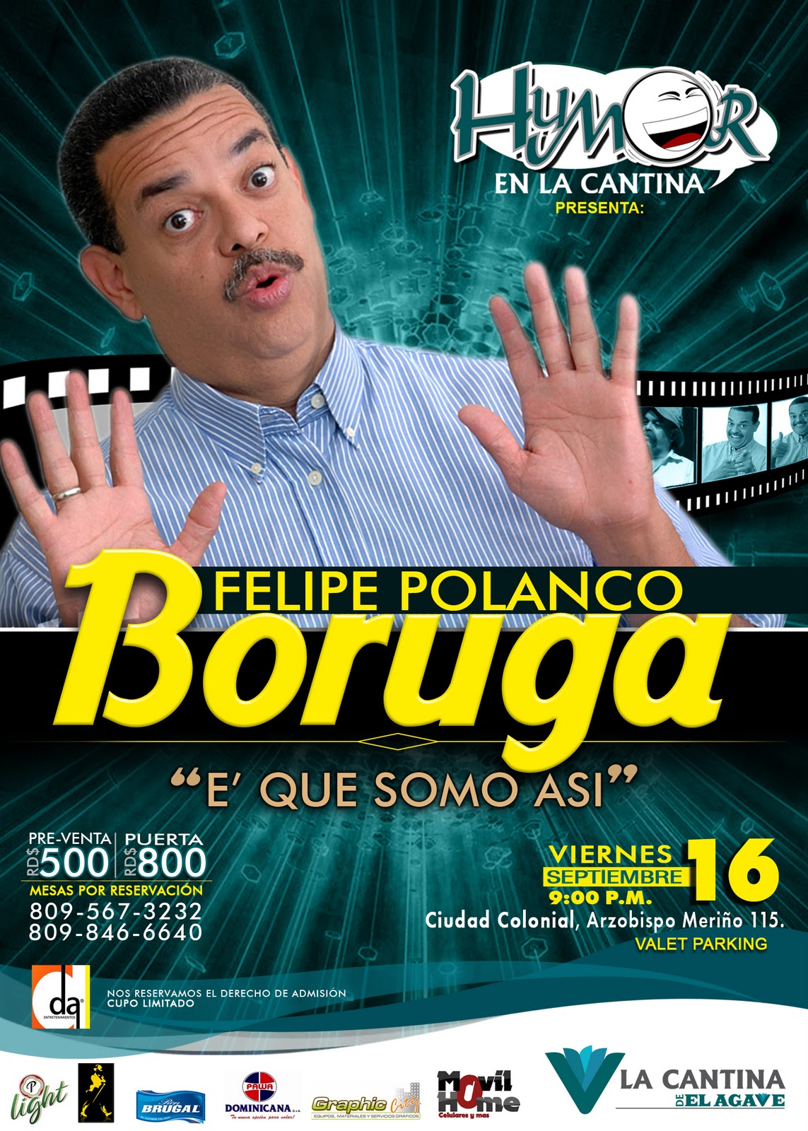 FELIPE POLANCO "BORUGA", ESTE VIERNES EN LA CANTINA DEL AGAVE - Gazcue ...