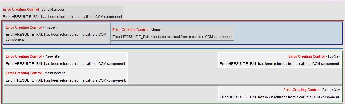 Error Hresult Efail Has Been Returned From A Call To A Com Component