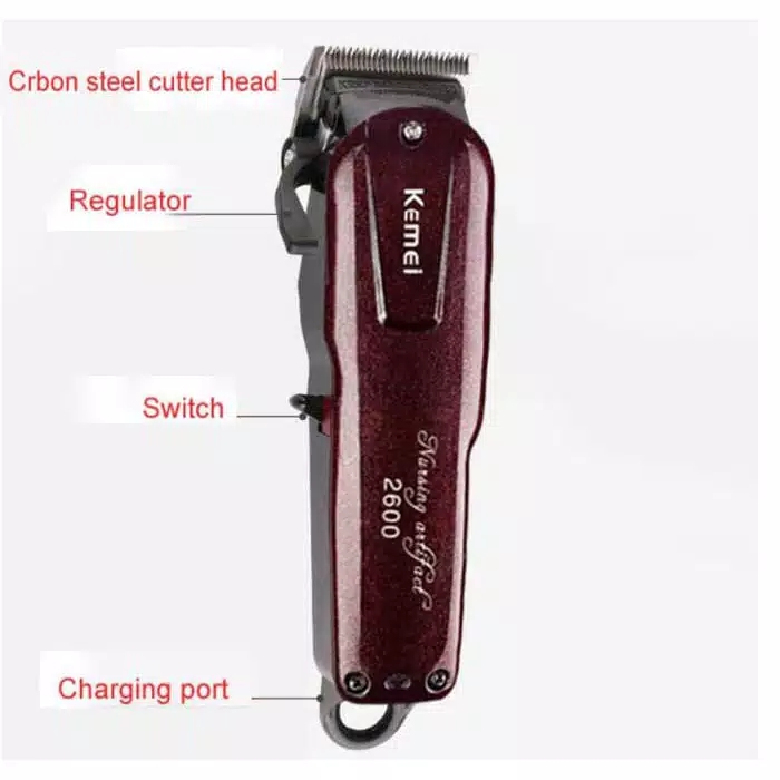 Jual Alat Cukur Rambut Kemei KM-2600 Cordless (Rechargeable) | Jual ...