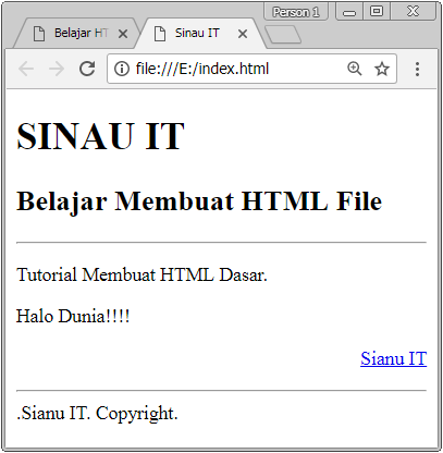 Mengenal HTML dan Belajar Dasar-Dasar HTML untuk Membangun Website ...