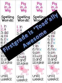 First Grade is 'Toad'ally Awesome!: Pig in a Wig: Short I packet ...