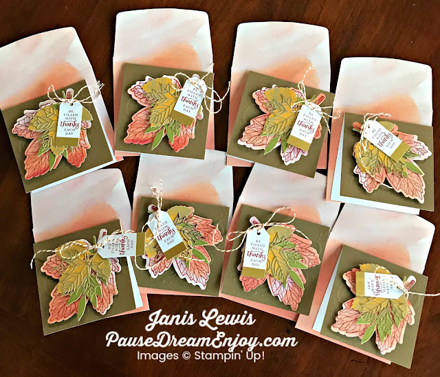 Pause Dream Enjoy: Mini Fall Cards (September Paper Pumpkin Part 1)