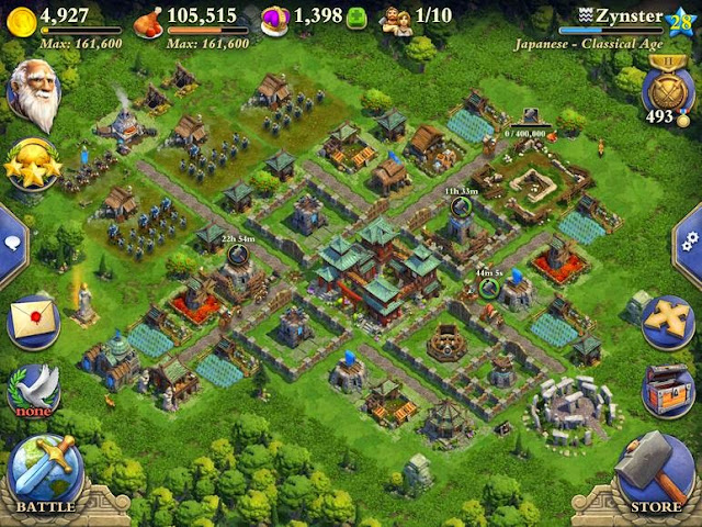 Classical Age - Medal Based Base Layout - DomiNations Guides