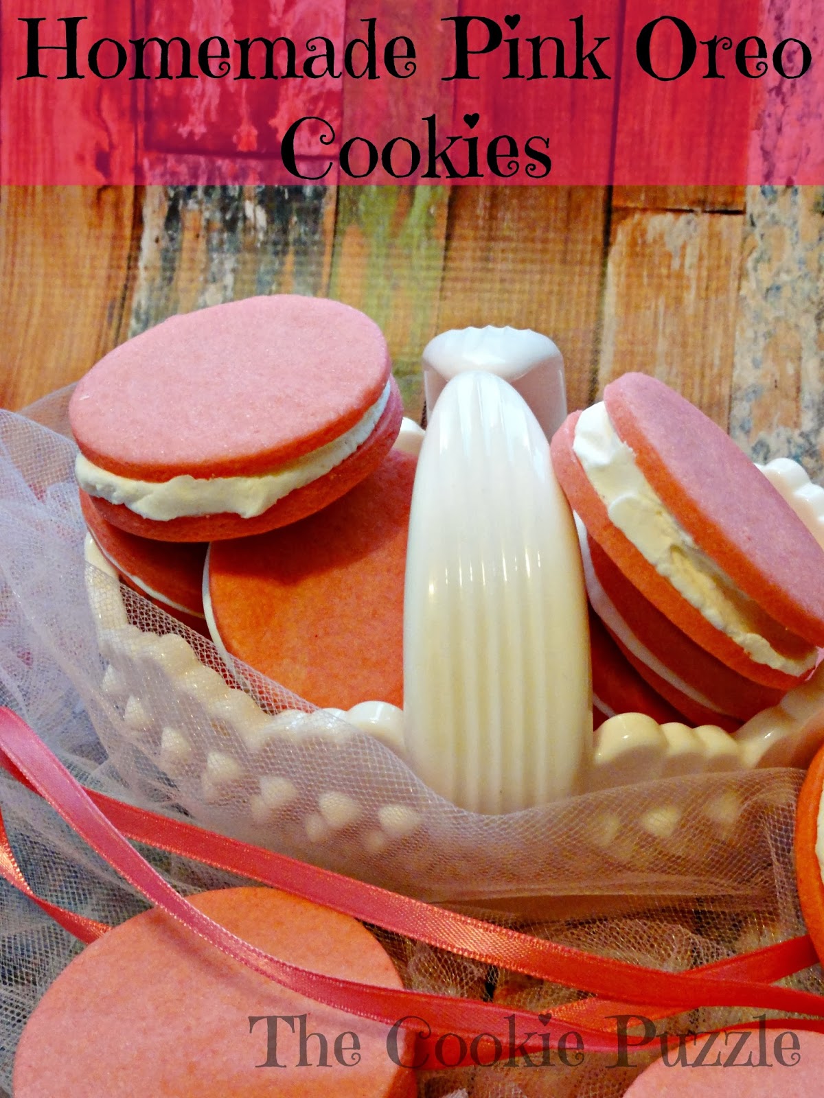 The Cookie Puzzle: Homemade Pink Oreos