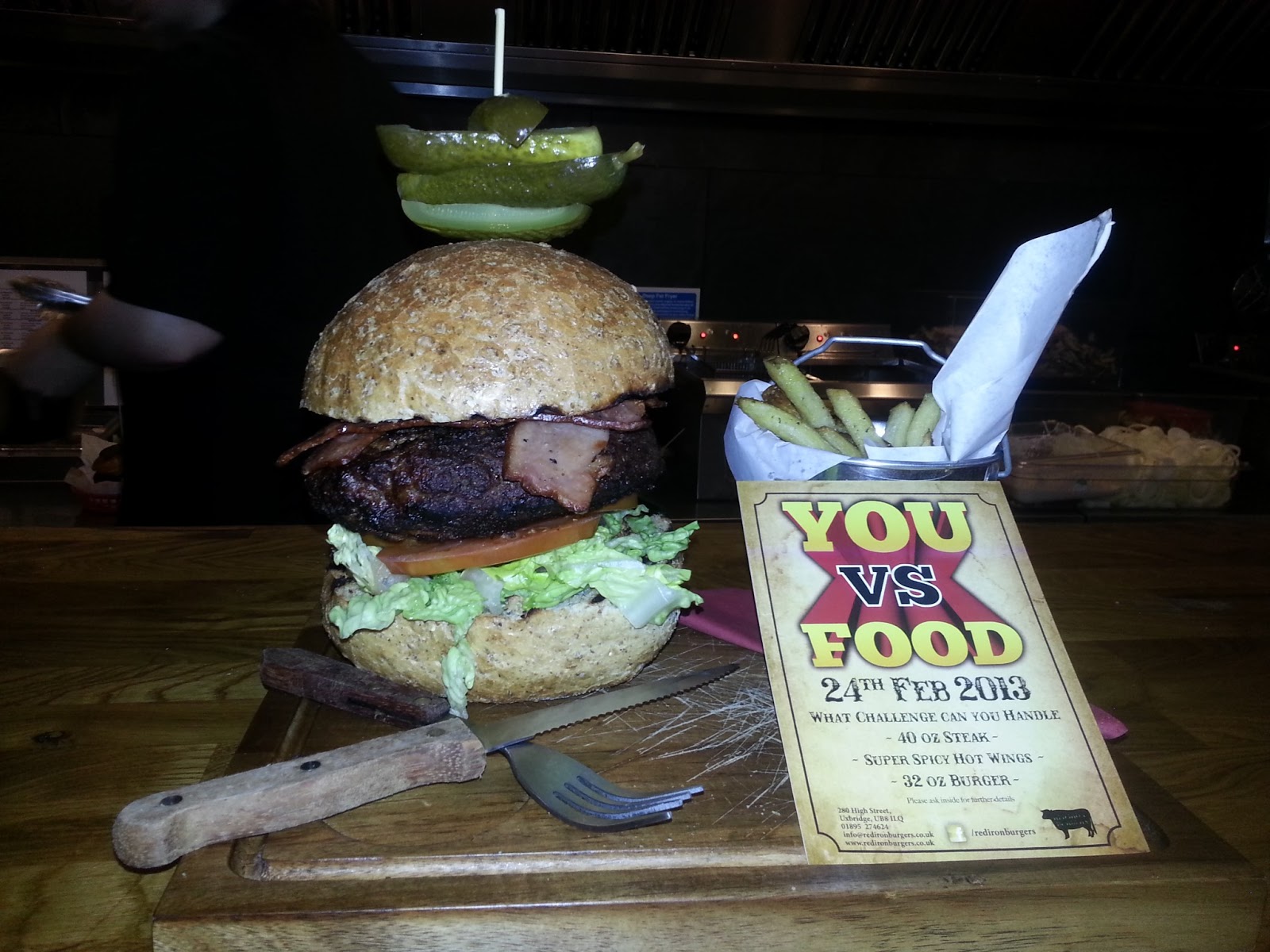 Burger Me! A London Burger Blog: [Biggest Burgers in London] The 32oz ...