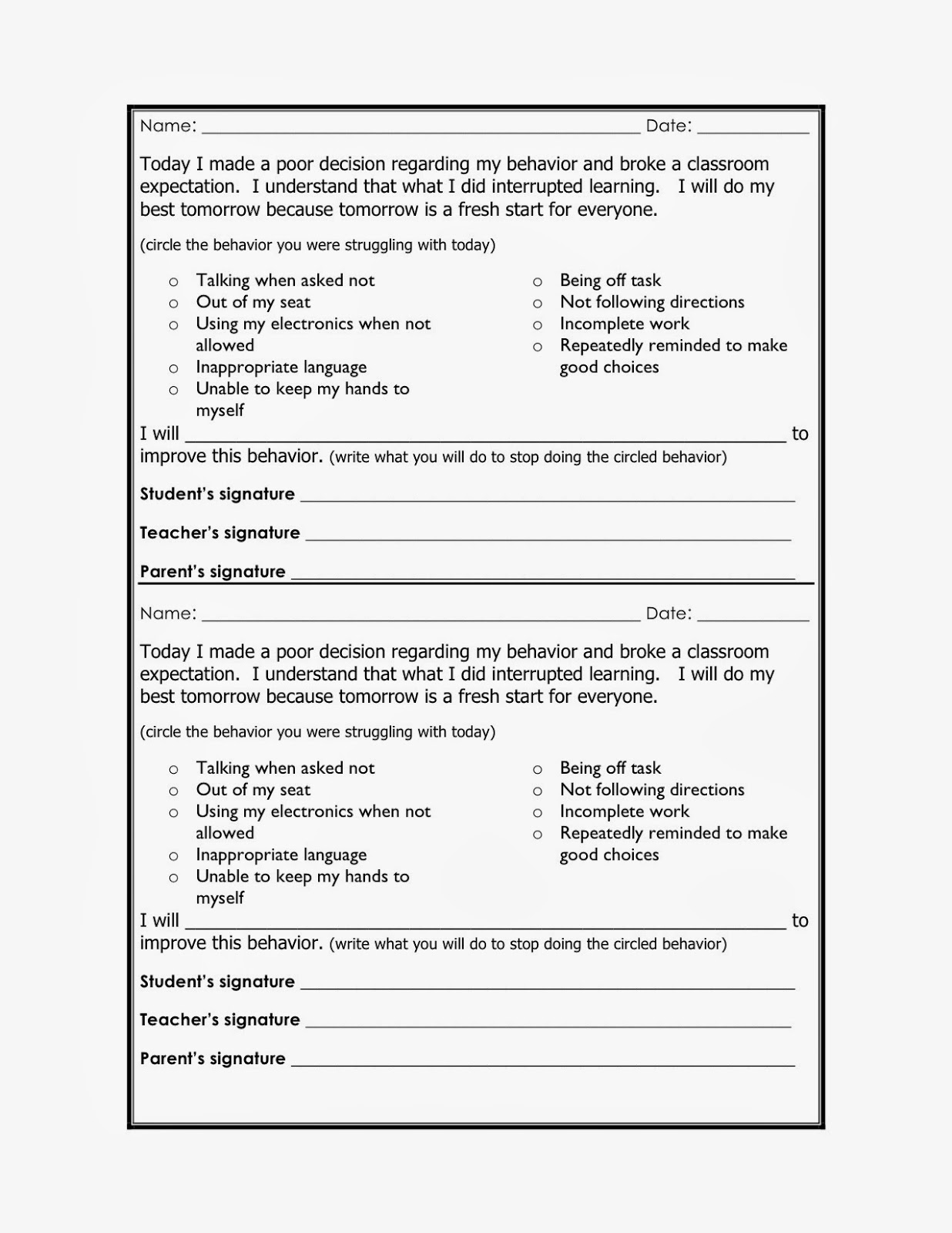 sticky notes and notebooks: Classroom Management Series #1: When ...