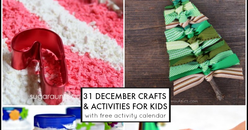 31 December Activities for Kids {Free Activity Calendar} | And Next ...