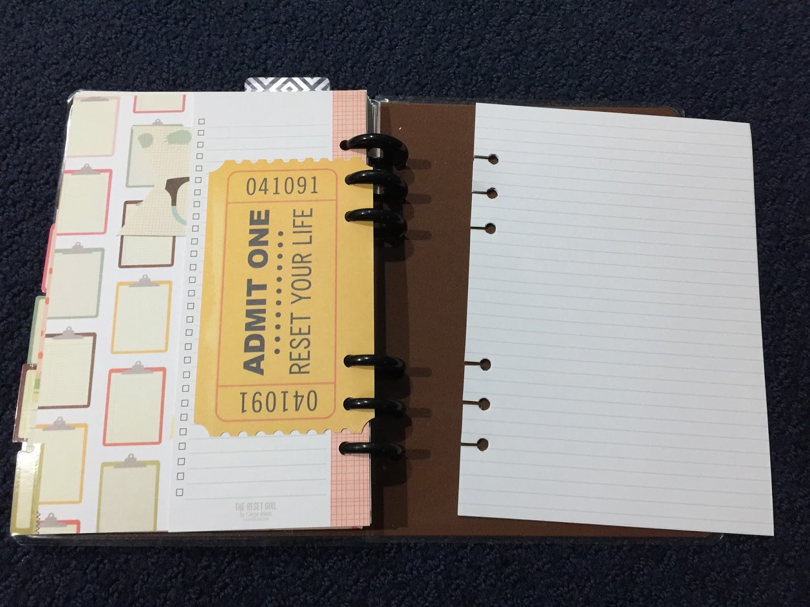 A Creative Operation: My Altered Disk Bound Notebook