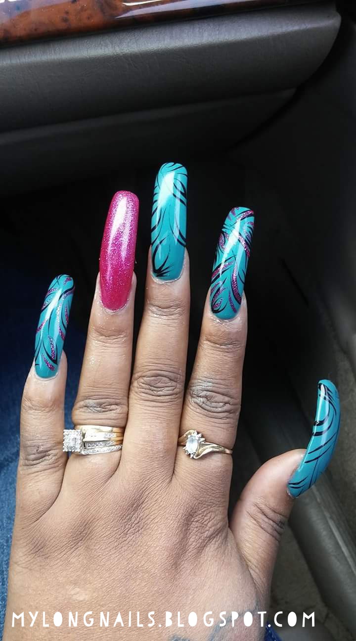 Long Nails: Chrissy ' s sexy long nails - 1