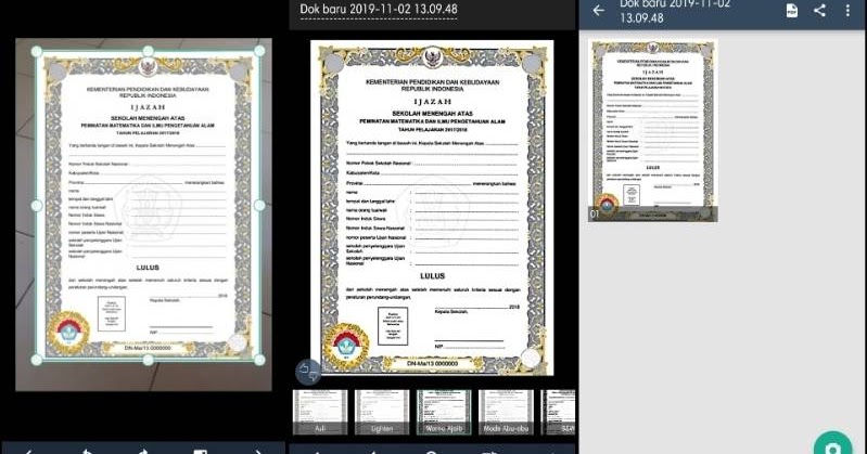 Contoh Scan Ijazah Sma Tahun 2021 Imagesee - Riset