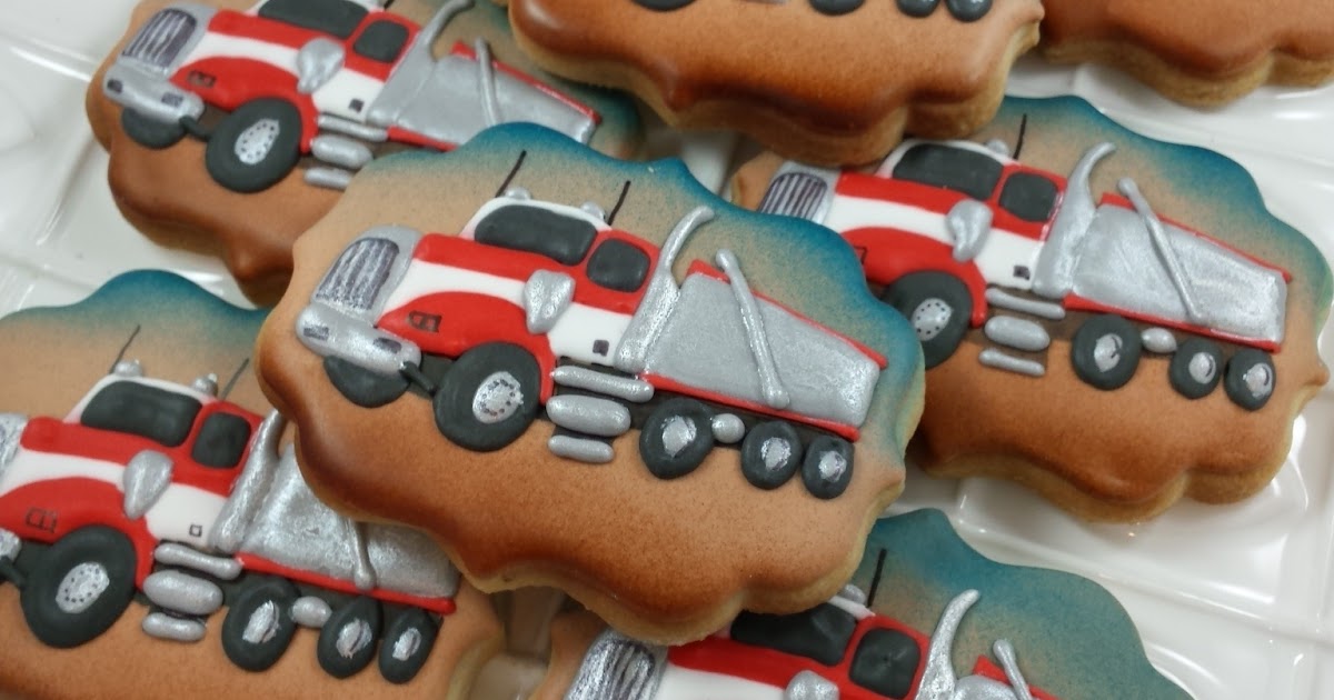 Sweet Handmade Cookies: Birthday Dump Truck Cookies