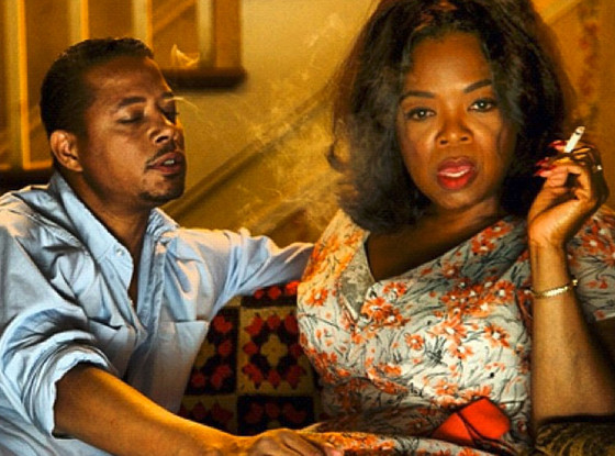 Oprah Winfrey wrapping 'Love Scene' With Terrence Howard in 'The Butler.