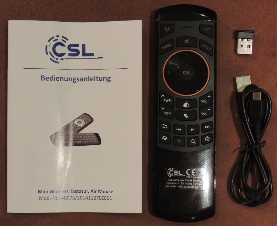 Produkttest Familie: CSL - Mini 2,4G Wireless Multifunktions - Tastatur ...
