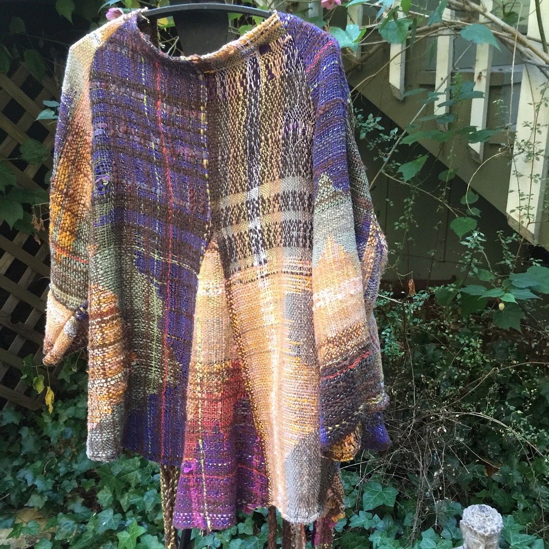 CENTERING WITH FIBER: My new Saori hand woven Jacket AND introducing a ...