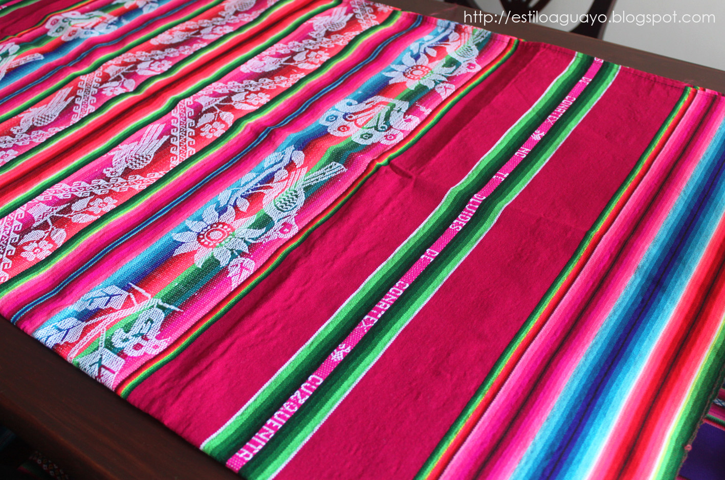 Aguayo con Dibujos / Estilo Aguayo