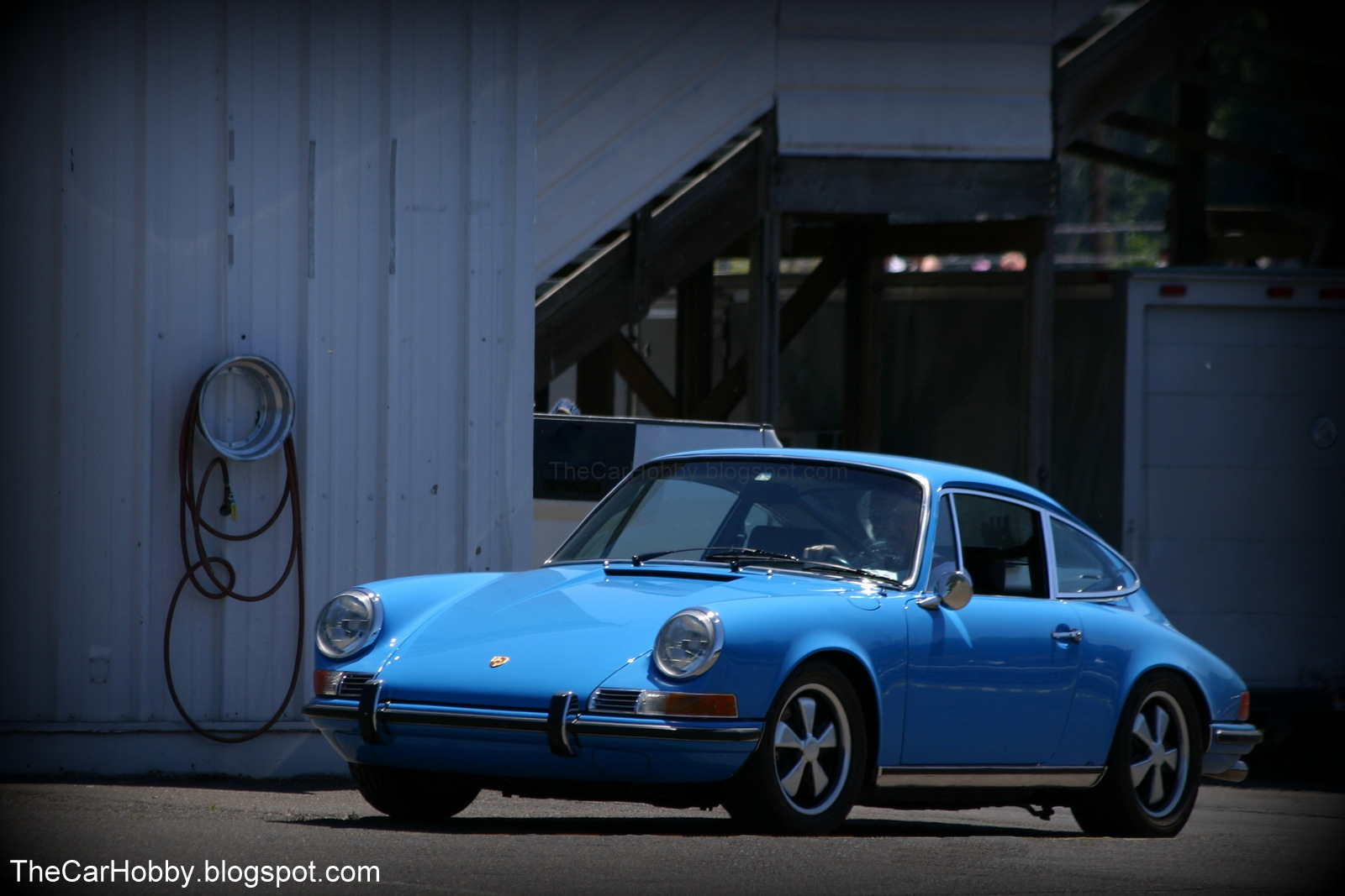 The Car Hobby: Spotted - Porsche 911 in Pastel Blue