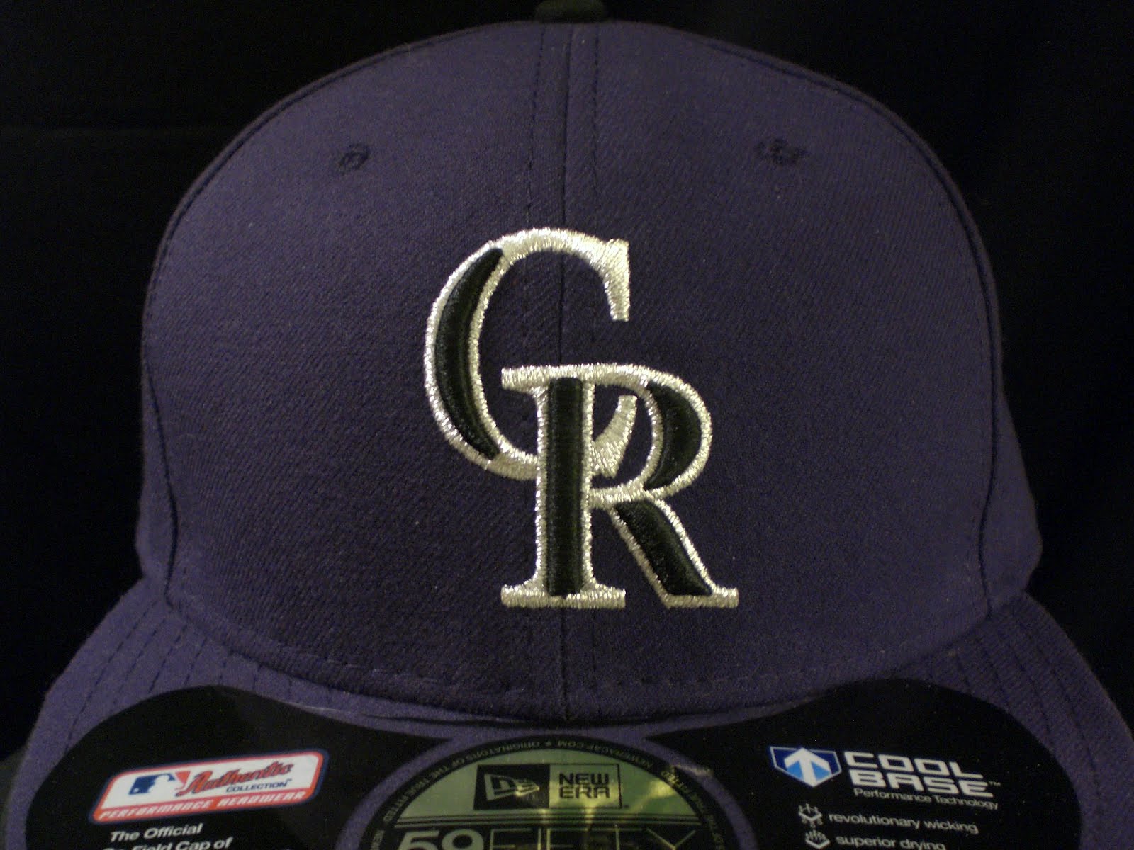 Embroidery & Fitteds: Colorado Rockies Purple Alternate