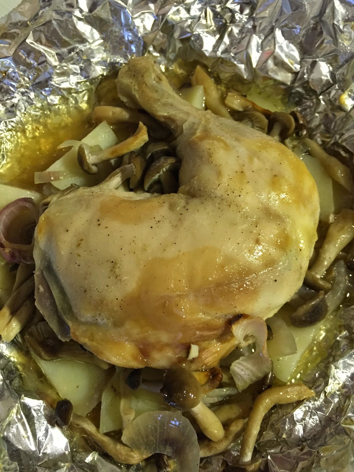 Dish For My Kids ...: Baked Chicken Parcel