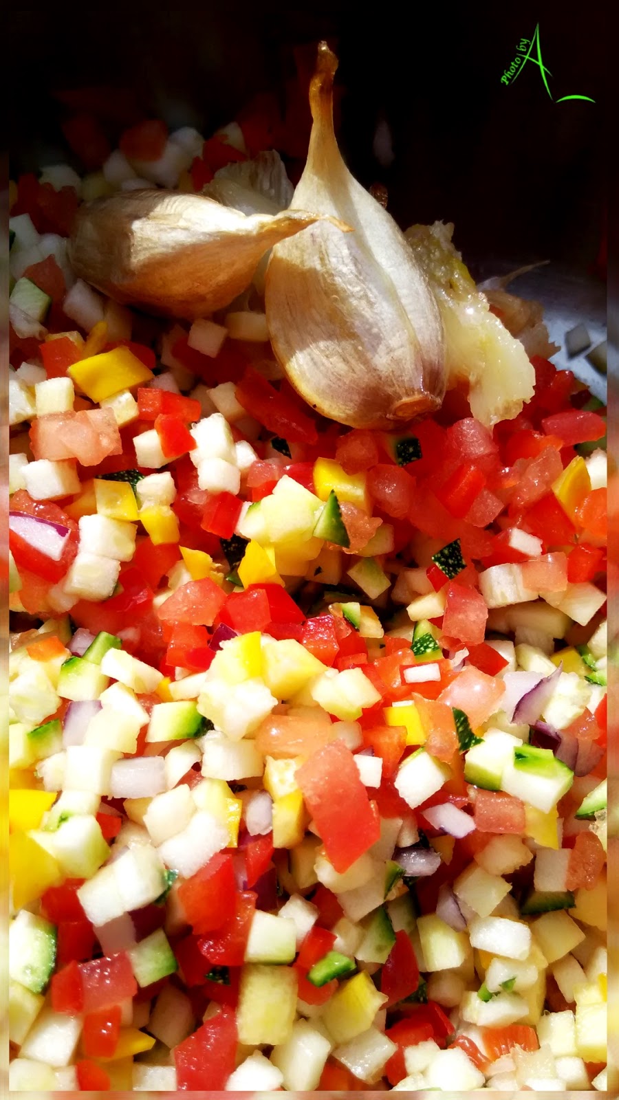 La cuisine de Christine: Brunoise de légumes du soleil