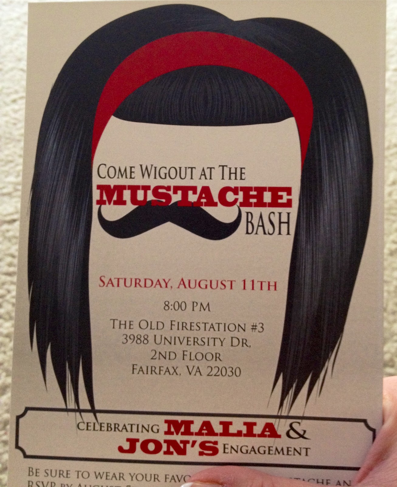 Ms. Malia E: Wig and 'Stache Bash