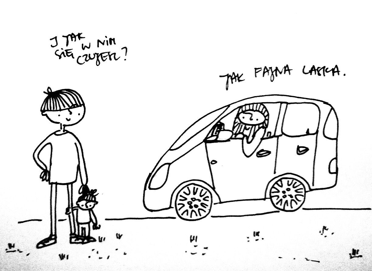 Jeden Rysunek Dziennie: SAMOCHODZIK