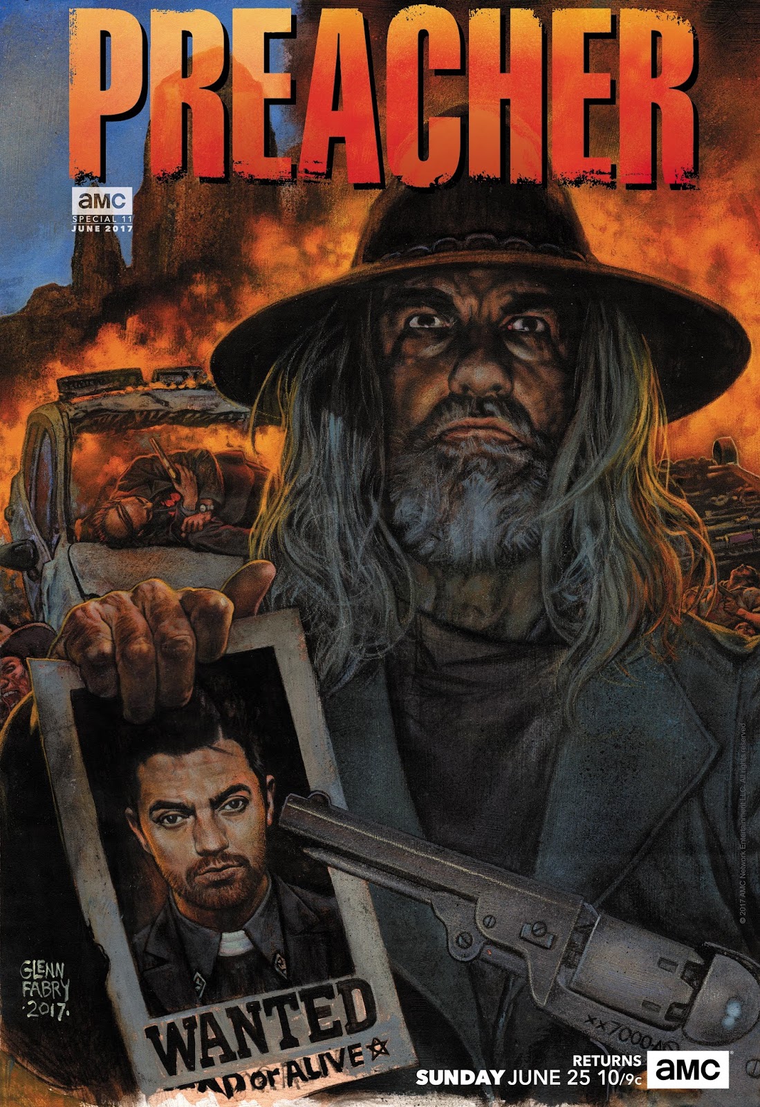 The Geeky Nerfherder: #CoolArt: 'Preacher' #2 by Glenn Fabry