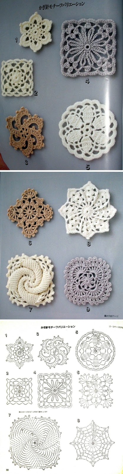 50 Crochet Scheme, for you to use creativity ! - Learning crochet