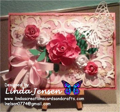 Linda's Creations Cards & Crafts: 3D Flower Card