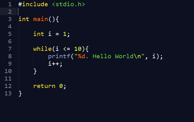 Perulangan Dalam Bahasa C | ComputerGeek