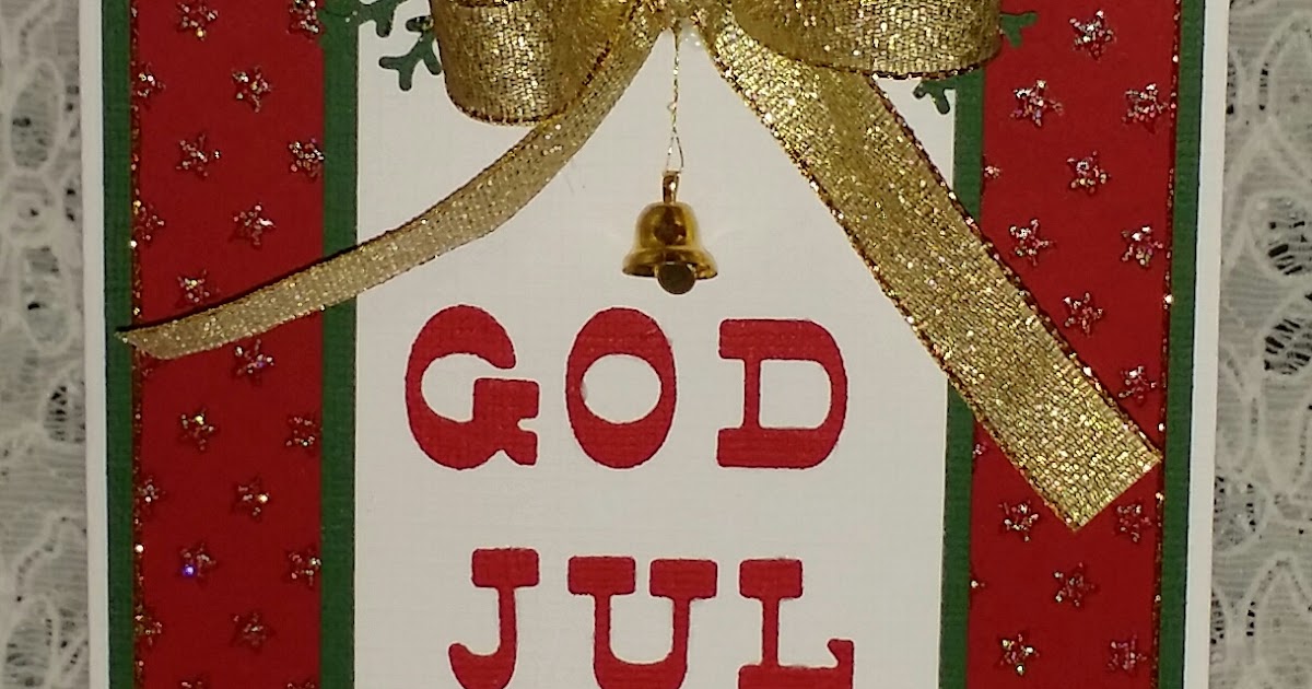 Pyssel ditt och datt: Enkelt julkort