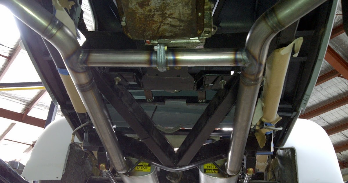 1930 Ford Model A Coupe build up: More exhaust work. 25/09/11