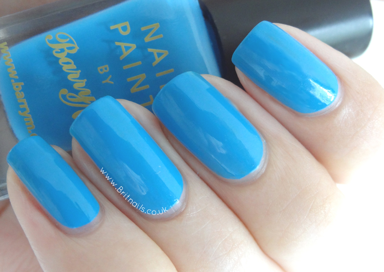 Barry M Cyan Blue - Swatches (Revisited) | Brit Nails