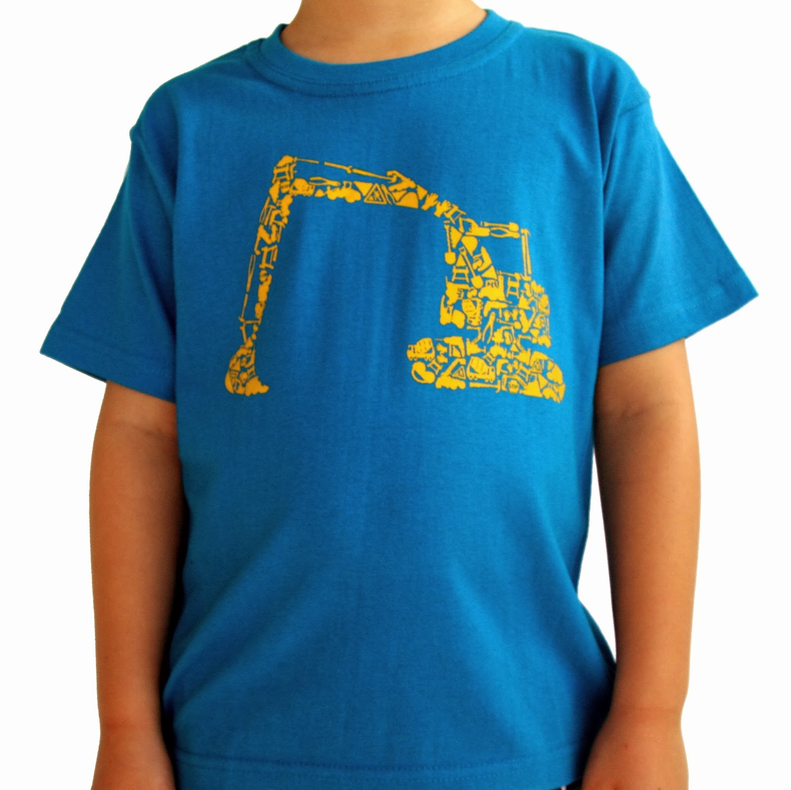 Mini Mayhem: New goodies - Time Travel for kids and blue digger shirts!