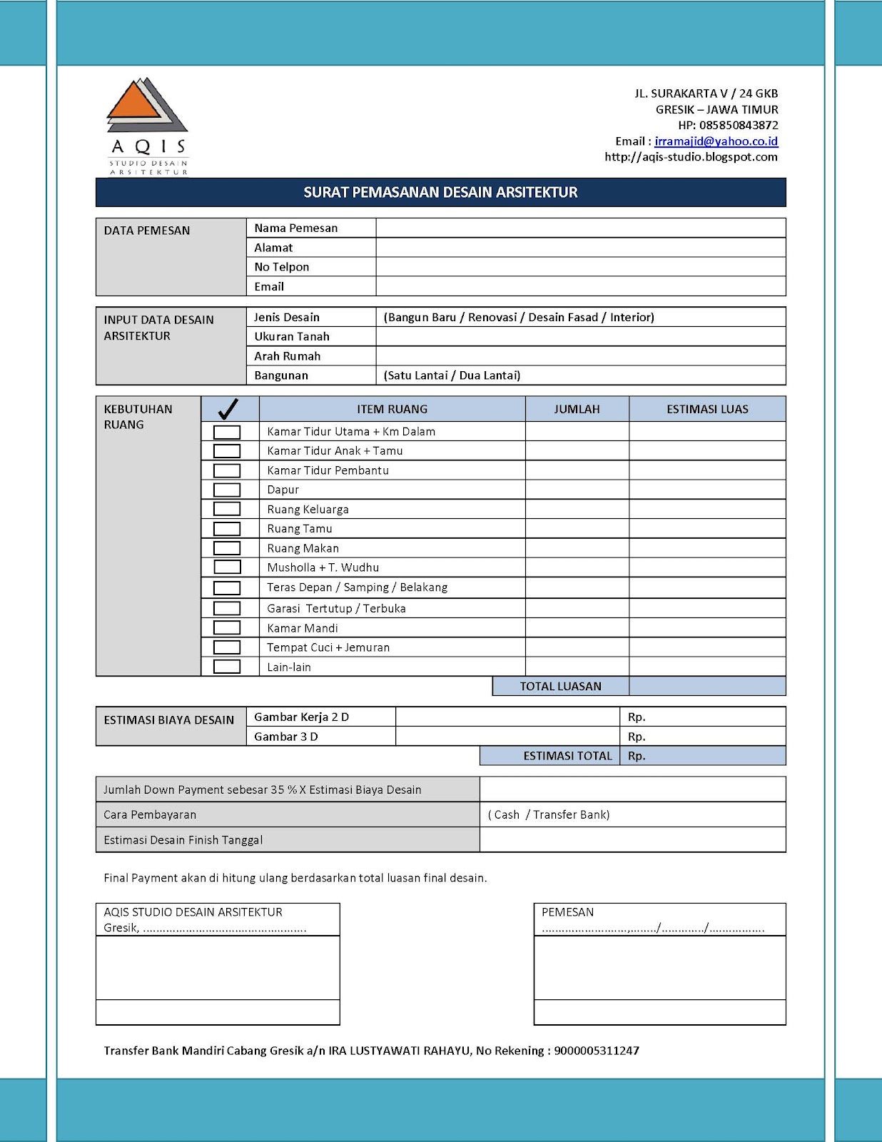 Aqis Studio | Jasa Desain Rumah Online | Jasa Arsitek Online: Cara ...