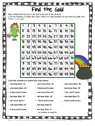 Fun Games 4 Learning: St. Patrick's Day Math FREEBIES