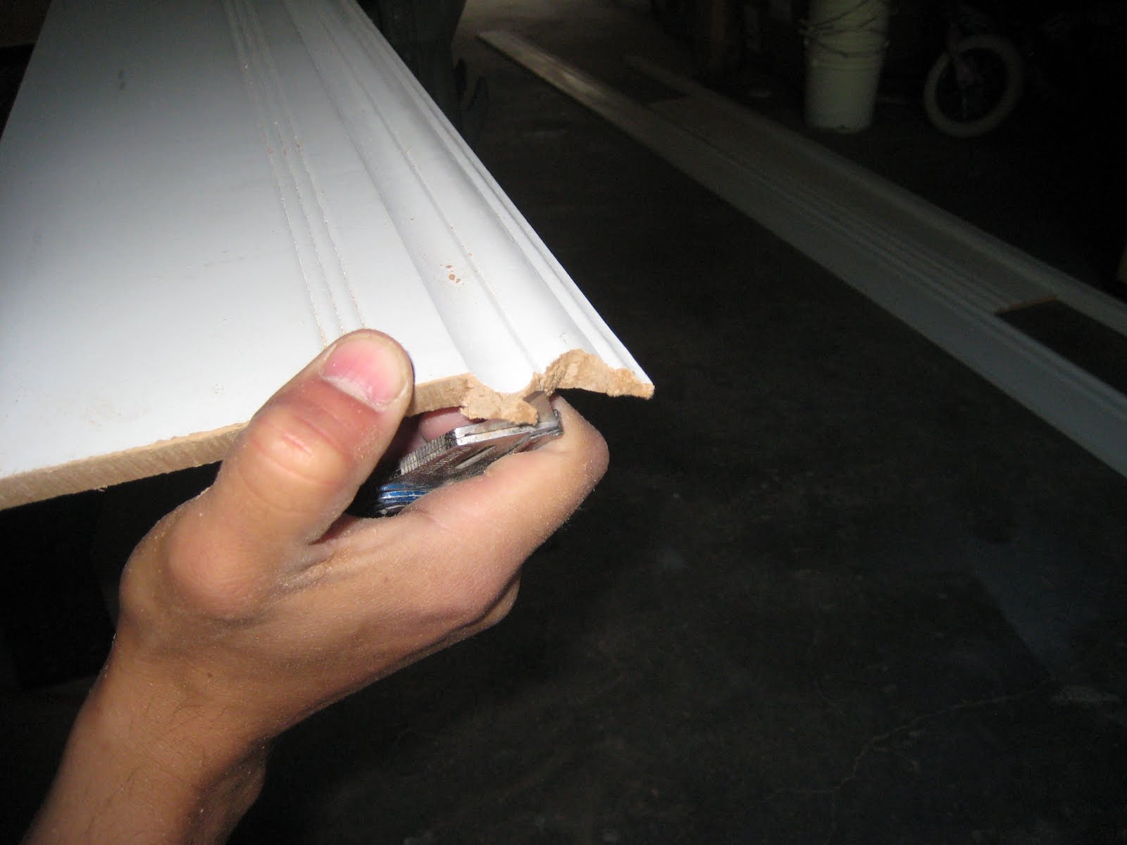 Of Carpentry and Design: Trim: Coping Cuts and Returns.