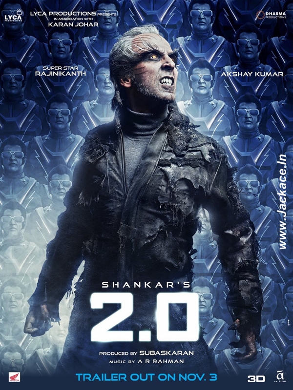 Rajinikanth & Akshay Kumar's 2.0 [Robot 2] First Look Posters | Release ...