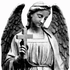 Glowing Angel Carries a Cross | Christian Animations