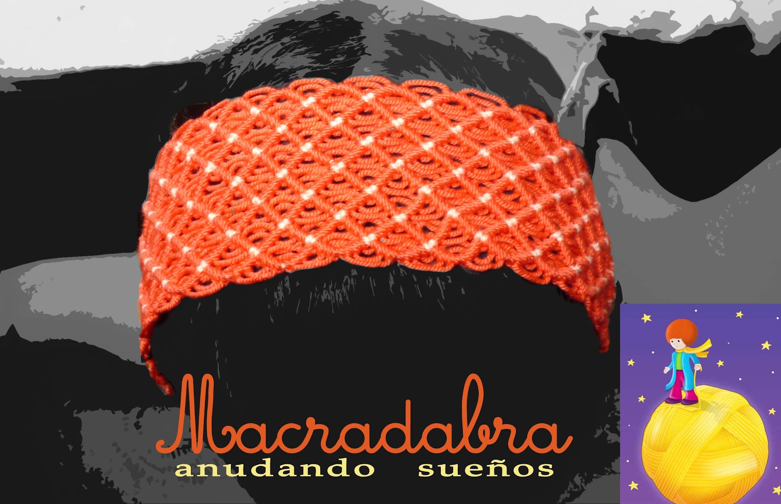 Macradabra: Balaca en Macrame color salmon