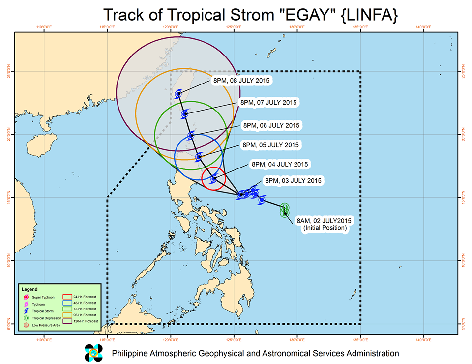 'Bagyong Egay' July 3, 2015 Update: Signal No. 2 up in Isabela ...