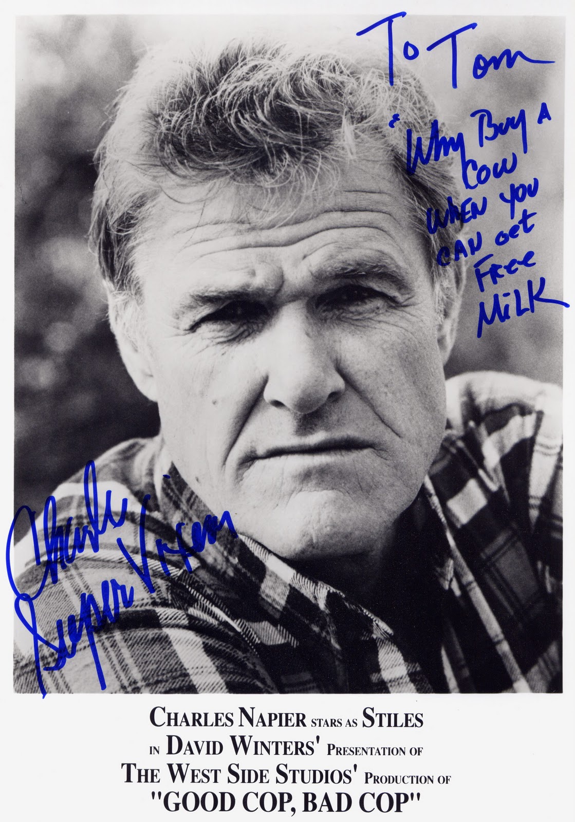 Celebrity Romp: R.I.P. Charles Napier - He Put the Square Jaw in "Big ...