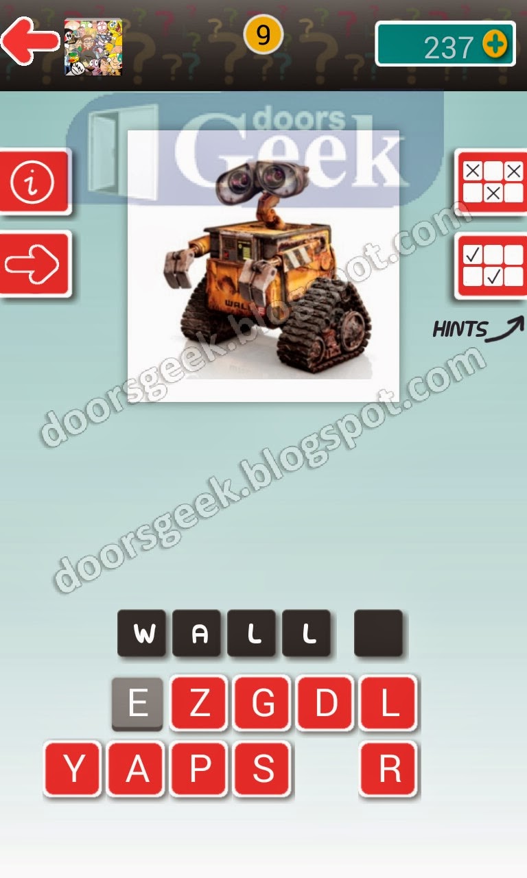 Guess The Cartoon Level 35-9 ~ Doors Geek