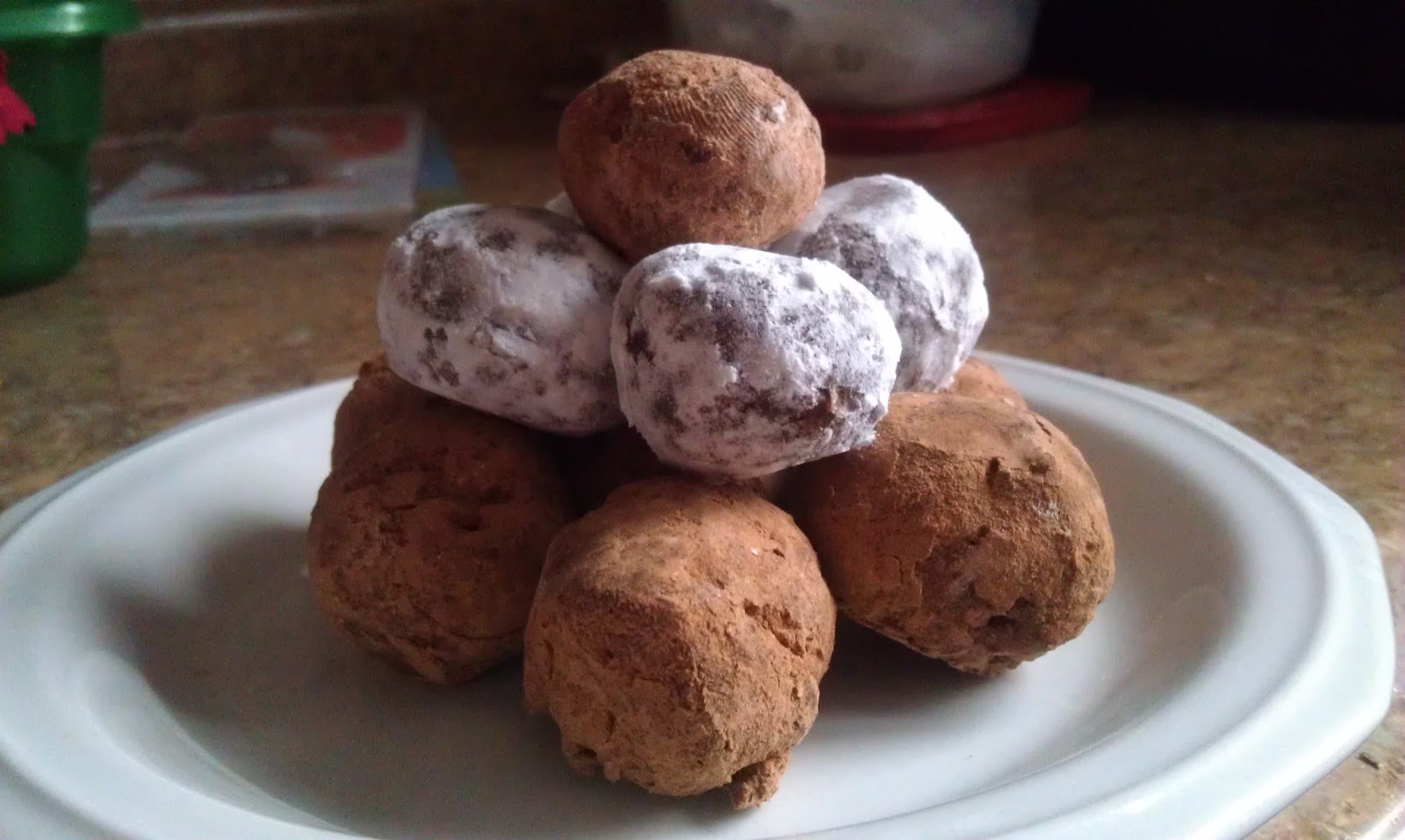Thyme Well Spent: Bourbon and Southern Comfort Balls {aka Schweddy Balls}