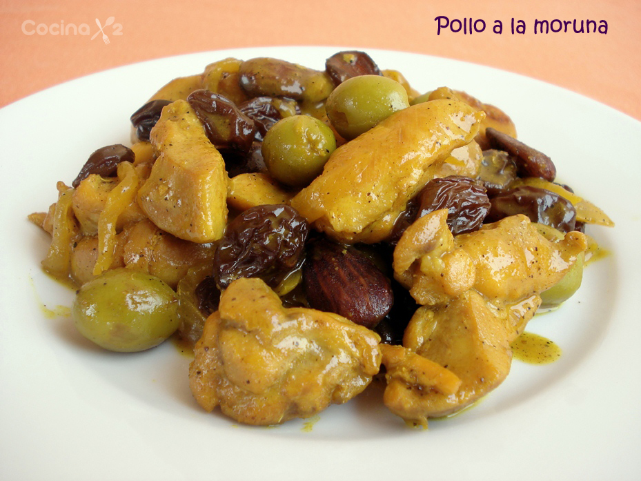 Cocinax2. Las recetas de Laurita.: Pollo a la moruna