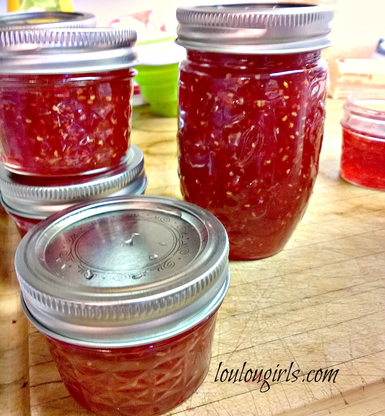Hot Raspberry Apple Jam - Lou Lou Girls
