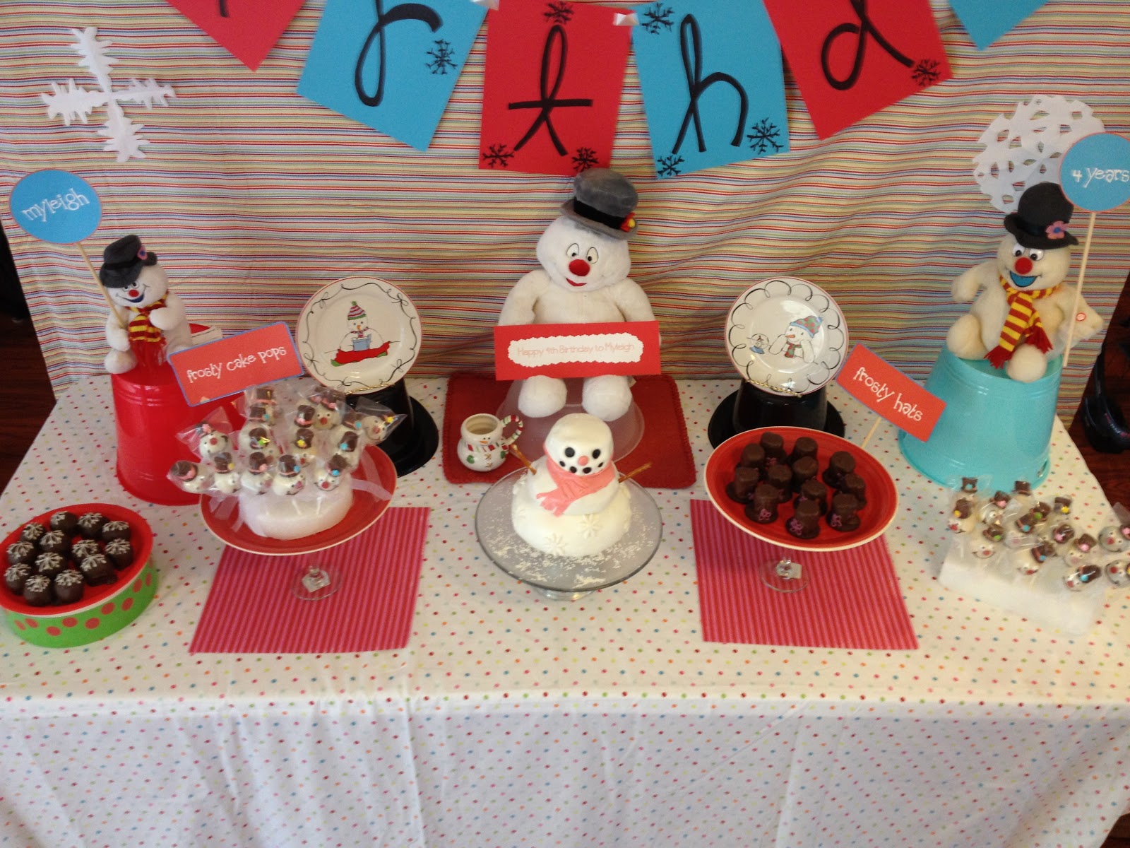 The Greatest of These is Love: Frosty the Snowman Birthday Party ...