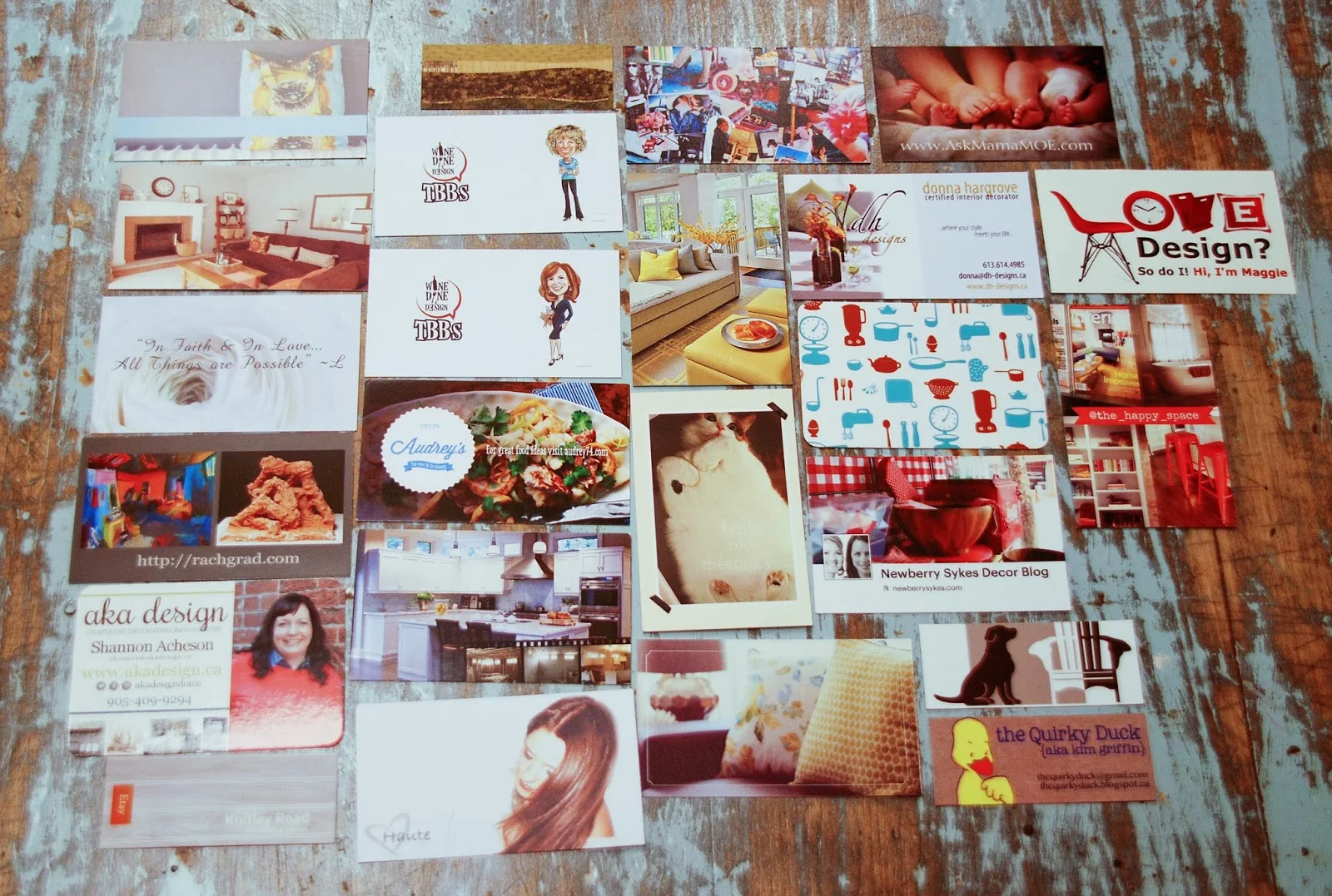 Blogger Business Card Inspiration - Rambling Renovators