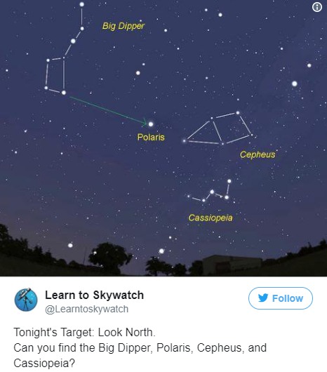 Earth and Space News: North Star Pointer Constellation Cassiopeia Is ...